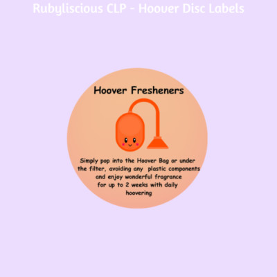 Hoover Disc Instruction Label/Sticker - 37mm - 35 Labels per sheet FREE ...
