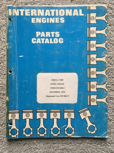 IH International TD20-E Crawler Tractor 431-444 Scraper V-800 Engine ...