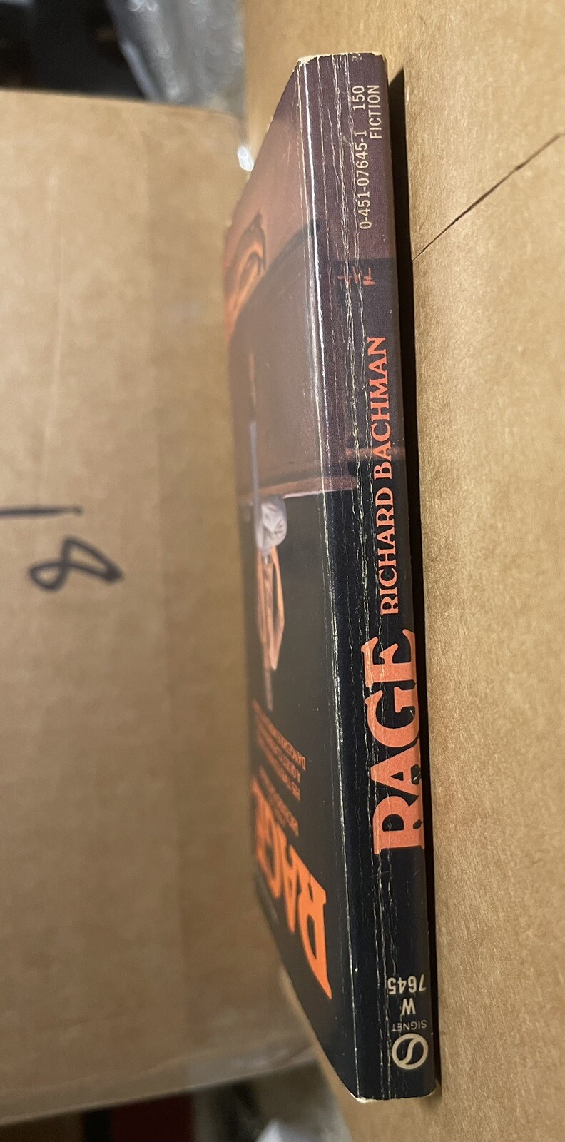 RAGE by Richard Bachman (Stephen King) TRUE 1st Edition Print (1977 ...