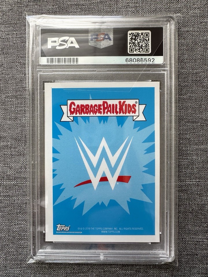 2019 Garbage Pail Kids WWE x GPK 7 Slick Ric Garbage Pail Kids Card PSA ...