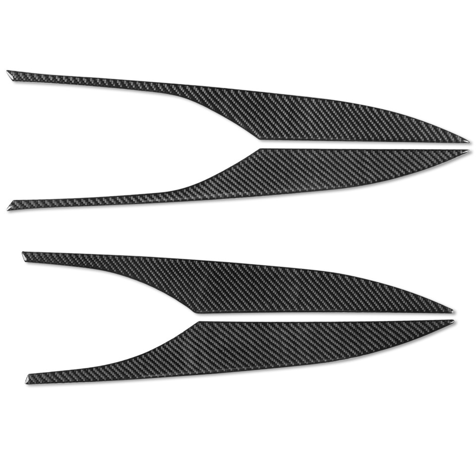 7Pcs Real Carbon Fiber Dashboard Door Panel Trim Kits For Cadillac CTS ...