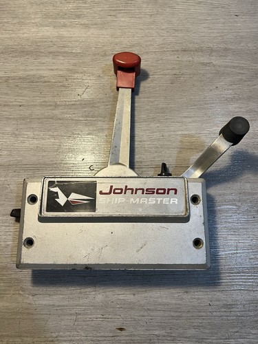 Johnson Shipmaster side mount remote controller vintage Evinrude ...