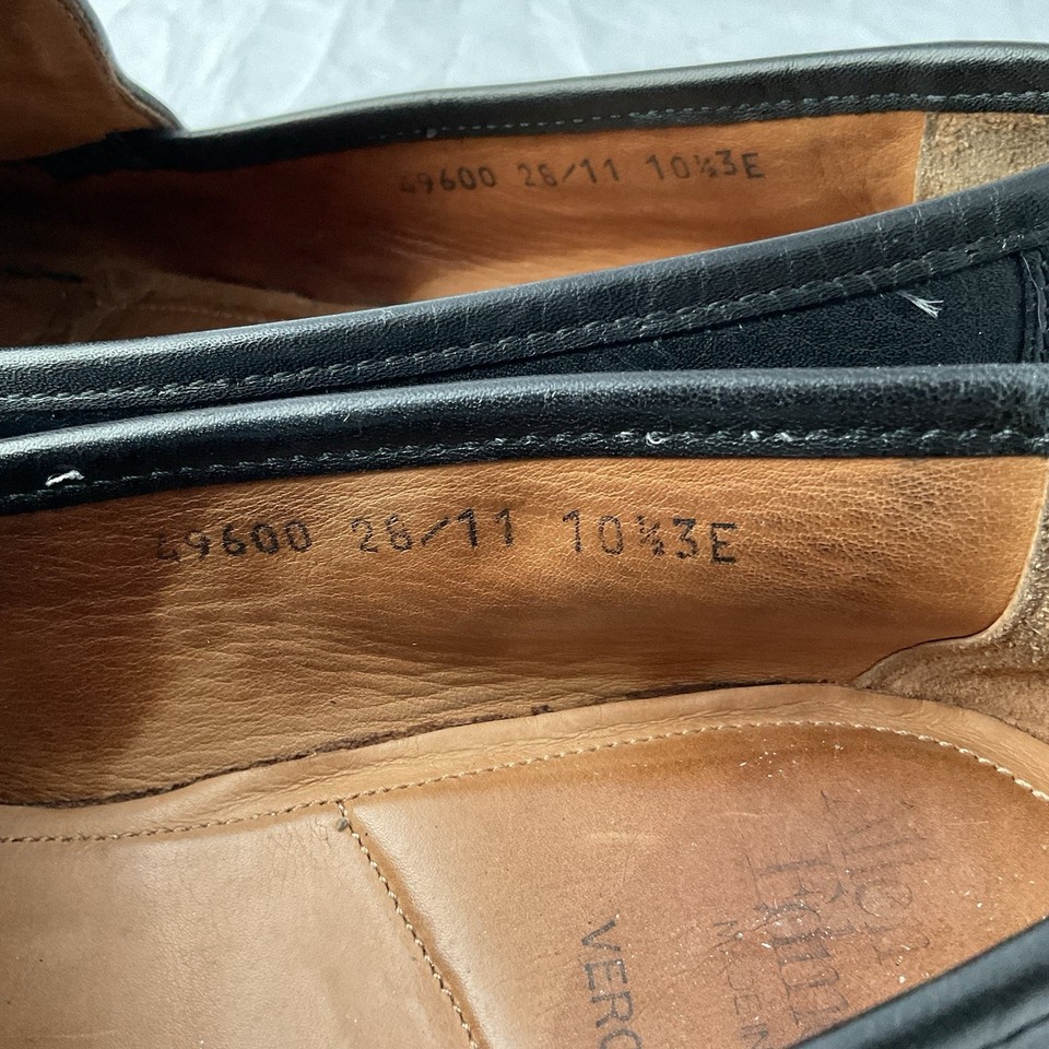 Allen Edmonds VERONA Black Italian Dress Loafers Men's Size 10.5 EEE | eBay