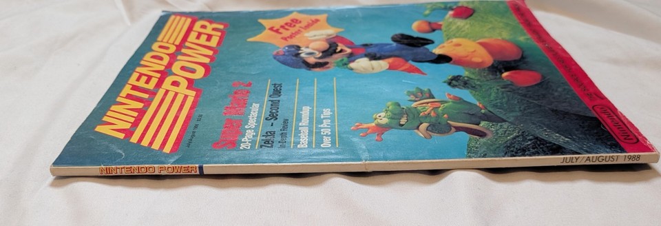 First Nintendo Power Magazine Issue #1 Super Mario 2 Poster Insert NES ...