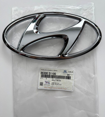 GENUINE OEM FRONT Grille Emblem "H" Logo 86300-S1100 for 19-20 Hyundai ...