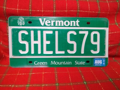 Vermont Vanity License Plate Vintage Shel's 79 Or Sheldon's 79 Or ...