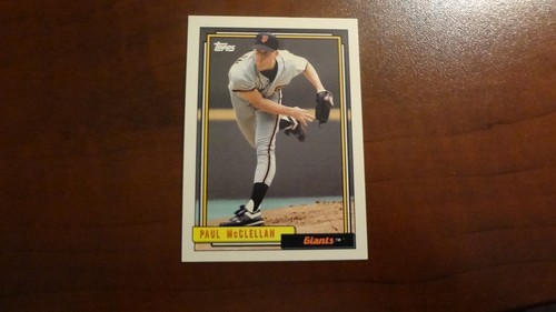 1992 TOPPS # 424 PAUL McCLELLAN BASEBALL CARD | eBay