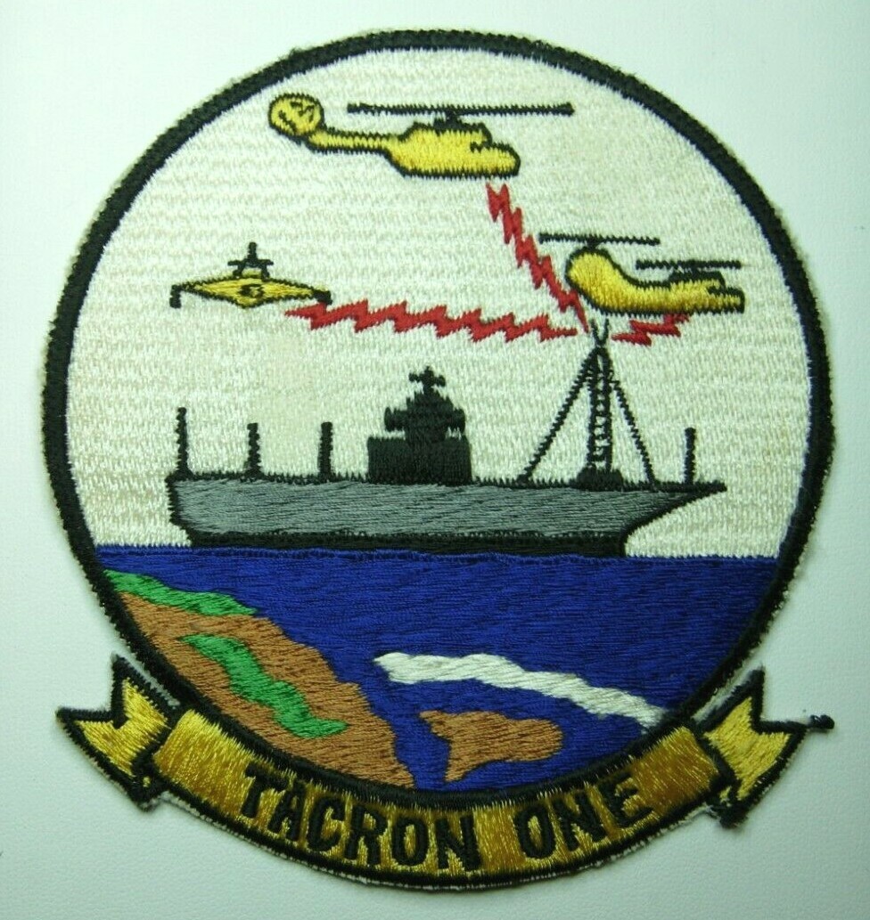 1960s US Navy TACRON ONE Flight Jacket Patch - Vietnam War | eBay
