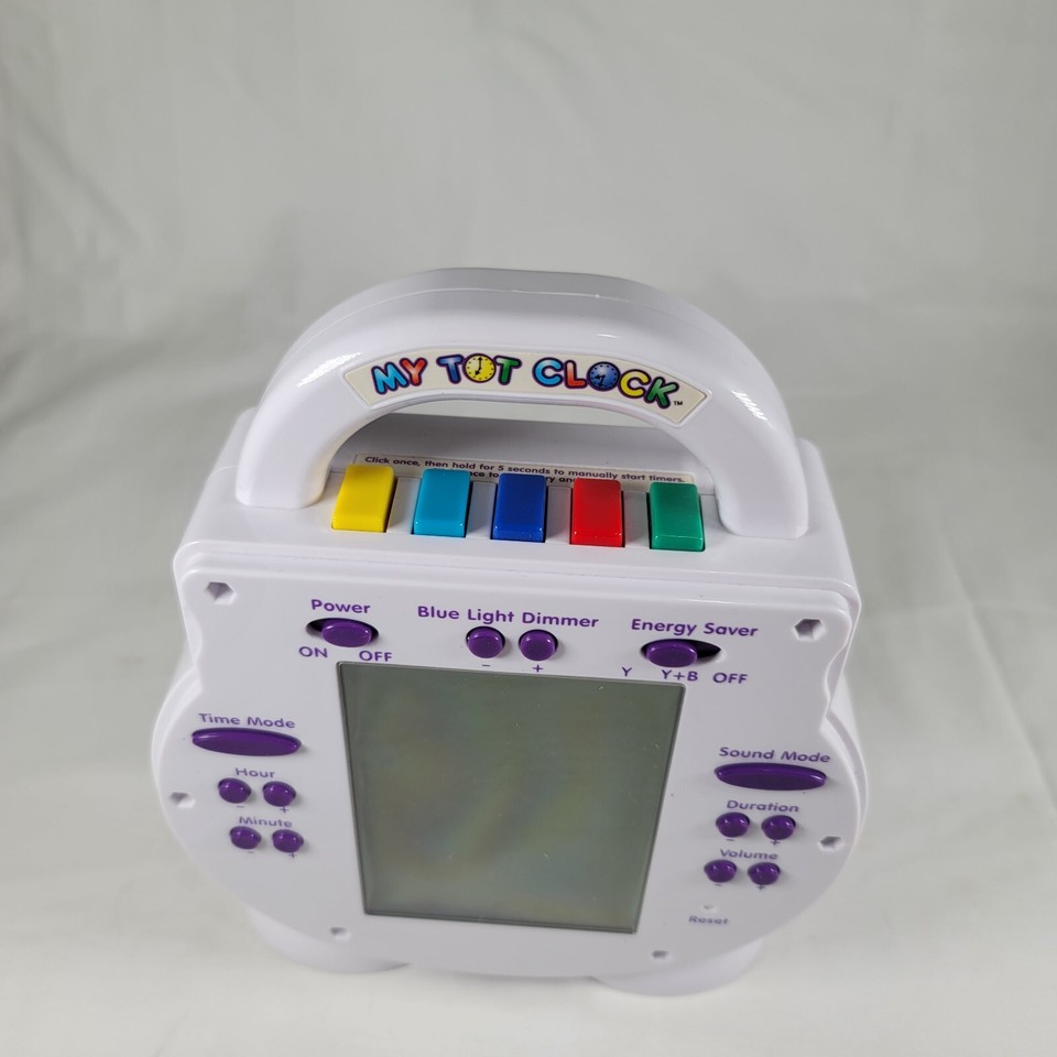 My Tot Clock All-In-One Toddler Sleep Aid Alarm Nightlight No Power ...