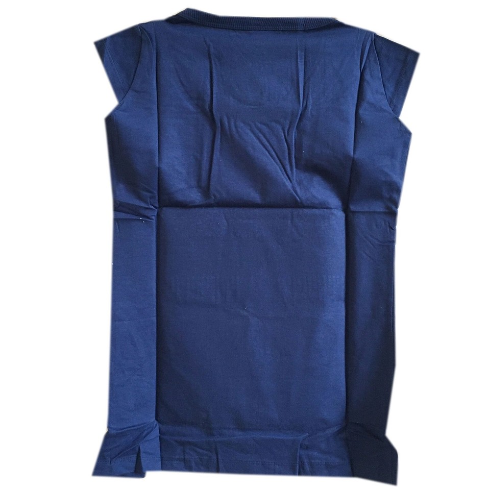 Women's Cotton Tee, Blue Hide & Seek Text With Cats T Shirt, Tops L-24 ...