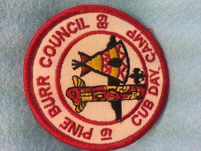 (jab2) Boy Scouts- 1989 Pine Burr Council - Cub Day Camp patch | eBay
