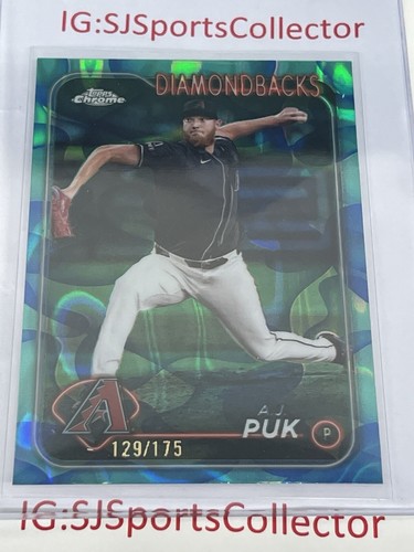 AJ Puk 2024 Topps Chrome Update Aqua/Blue Lava Lamp Refractor /175 ...