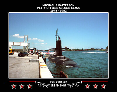 Navy Emporium USS Sunfish SSN-649 Canvas Photo Print 503SSN649 | eBay