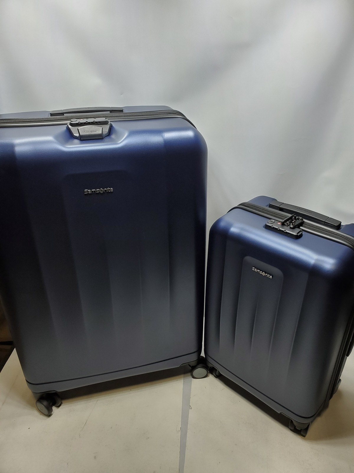 Samsonite Ridgeway Luggage Suit Case 2 Piece Set 20" and 27" Blue (QH ...