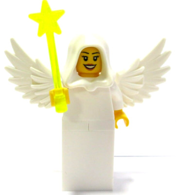 Lego Fairy Angel Minifigure White Hood Xmas Christmas Nativity Stocking ...