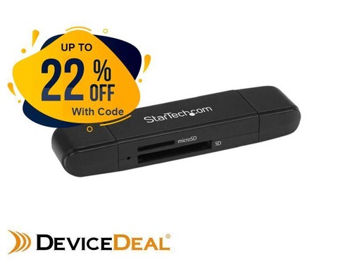 StarTech SD microSD Card Reader, For USB-C and USB-A Enabled Devices ...