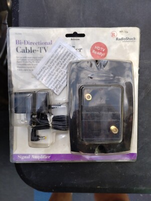 Radio Shack Bi Directional Cable TV Amplifier 15-2505 HDTV Ready - New ...