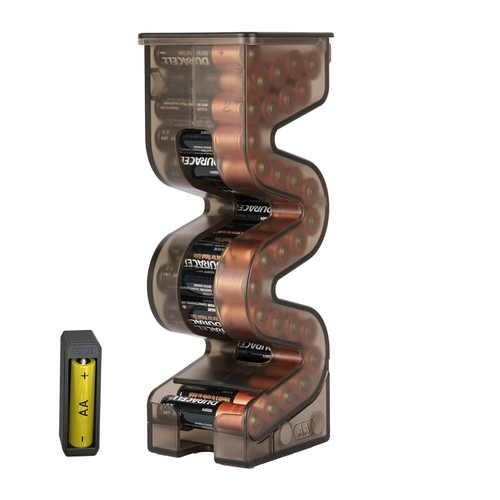 Pegboard Wall Mount Battery Case Holder Storage Dispenser for 27 AA ...