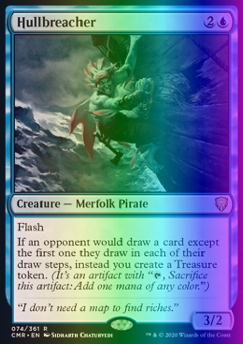 MTG Magic the Gathering Hullbreacher (74/794) Commander Legends NM FOIL ...