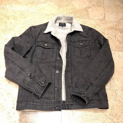 WESC Hook Unisex Denim Jacket / Sherpa Jeans Jacke / Übergangsjacke ...