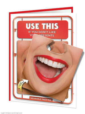 Funny Birthday Card & Face Mat Witty Comedy Humour Novelty Cheeky Joke ...