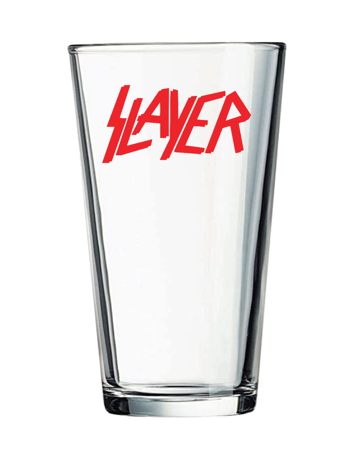 Slayer - Rock and Roll - Heavy Metal - 16 oz Pint Beer Glass Seltzer ...