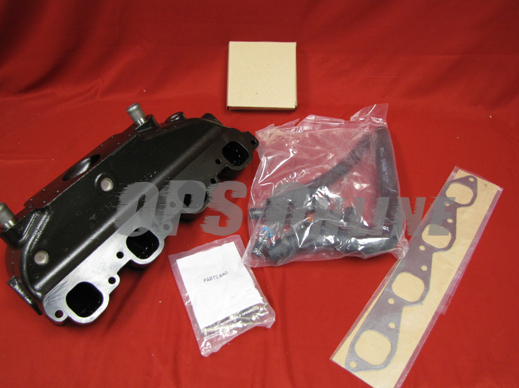 NEW/OEM Mercury/ Mercruiser 8.1L /496 Exhaust Manifold Conversion Kit ...