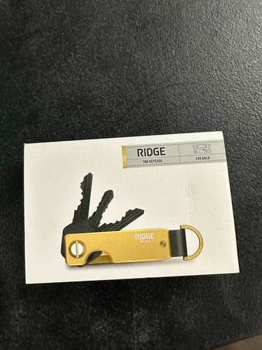 Ridge Key Case 24 Karat Gold in Box | eBay