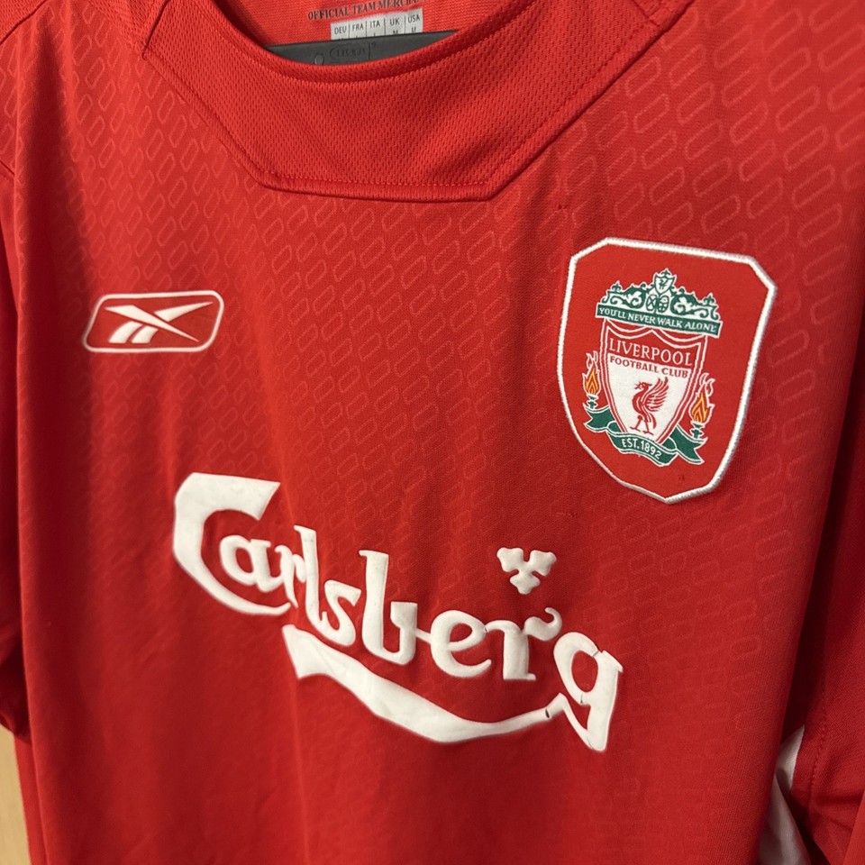 Liverpool FC 2004/05 Reebok Men's Home Shirt size Large Long Sleeve ...
