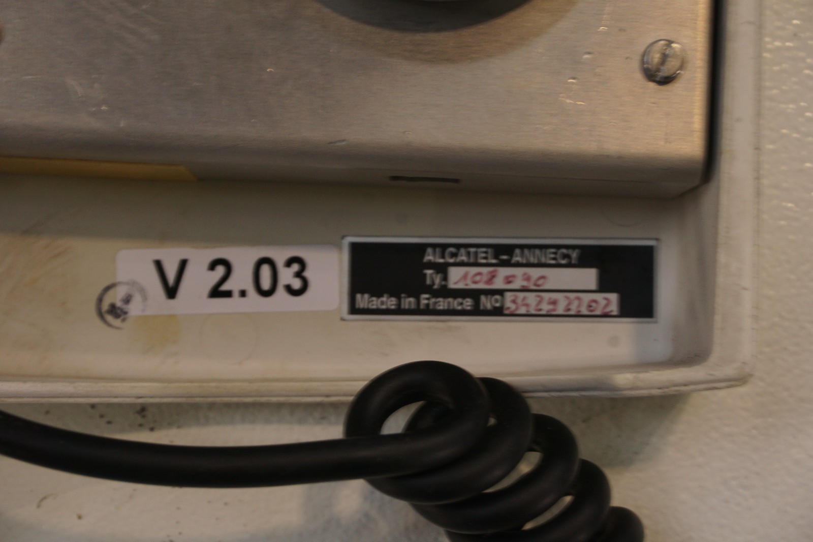 ALCATEL A 100L,A100L 31121 PUMP & ALCATEL ANNECY CONTROLLER OPERATOR ...