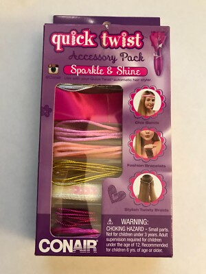 Conair Quick Twist Hair Sparkle & And Shine Accessory Pack | eBay