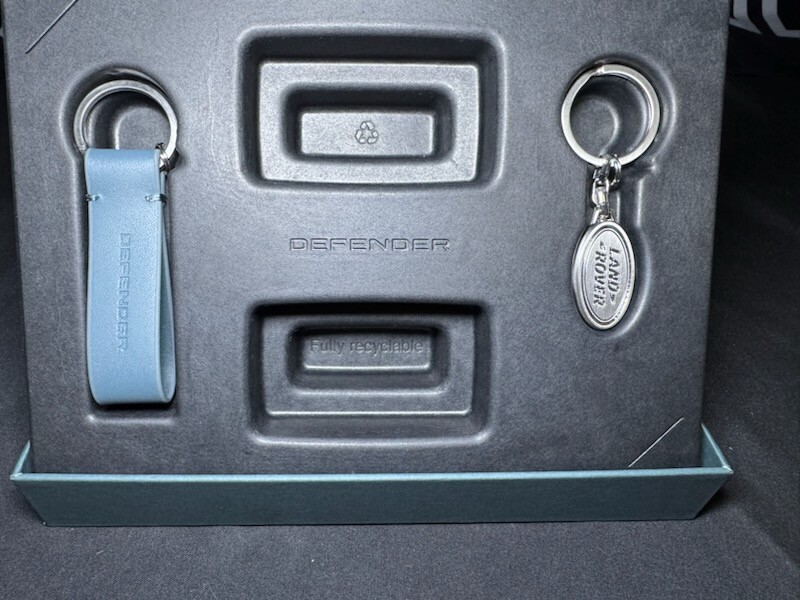 Genuine Land Rover Defender Keychain Handover Pack DHLP113GYA | eBay