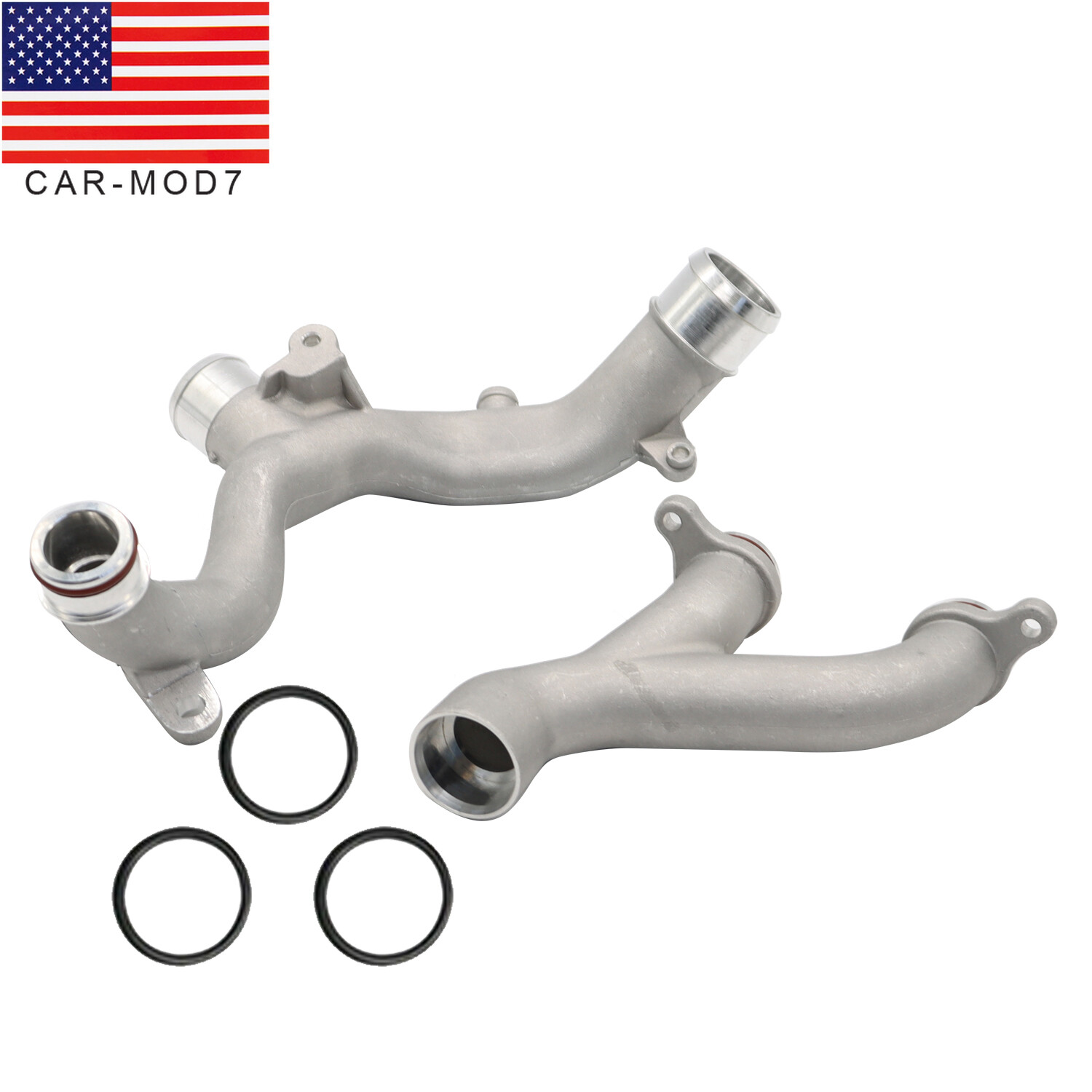 For Jaguar Land Rover Coolant Pipe Metal 3.0L V6 5.0 V8 Supercharged ...