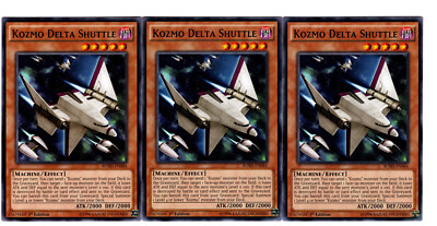 Yugioh- 3X Kozmo Delta Shuttle - Common - 1st Edition - BOSH-EN084 ...