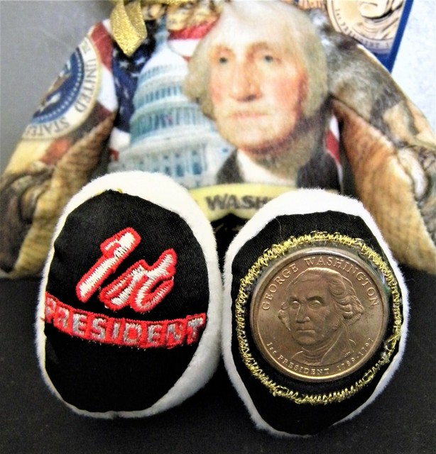 Limited Treasures Presidential Coin Bear 1st President George ...