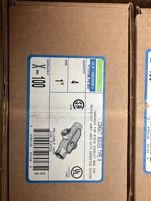 Oz/Geoney X-100 X Type Conduit Body | eBay