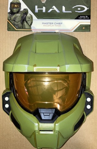 Halo Infinite Master Chief Roleplay Mask Cosplay New Rare Xbox Jazwares ...