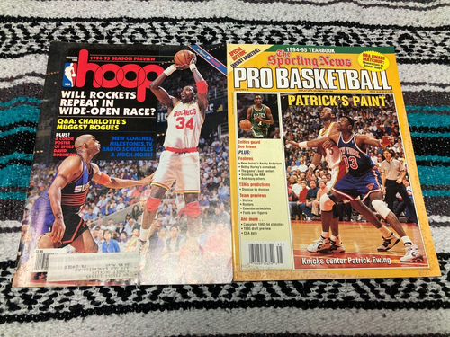 1994-95 NBA Basketball Vintage Magazines Hoop/Sporting News Ewing ...