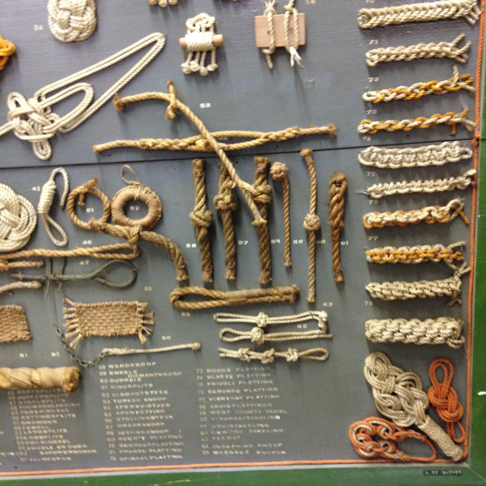 Nautical Rope Knot Board with 85 Different Configuratons from ...