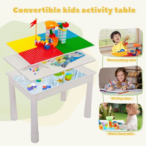 Tobbi Activity Table for Toddlers 3-5, Kids Table and Chair Set ...