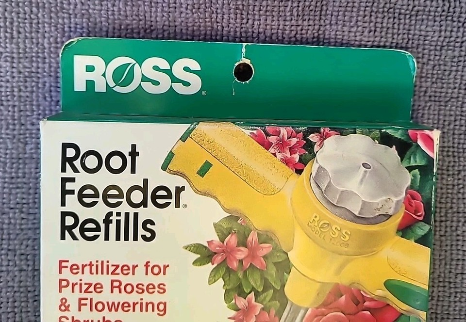 Ross Root Feeder Refills 15-25-10 Fertilizer 12 Pack Roses & Flowering ...