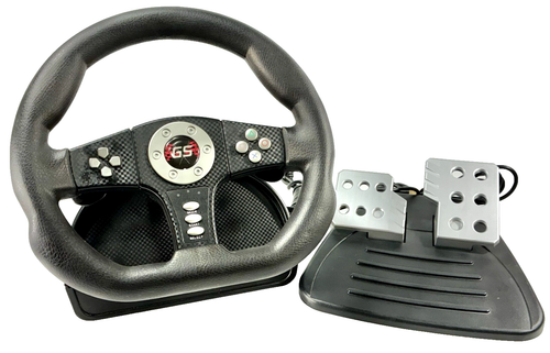 GameStop GS PlayStation 2 BB-031 Wired Racing Wheel and Pedals Tested ...