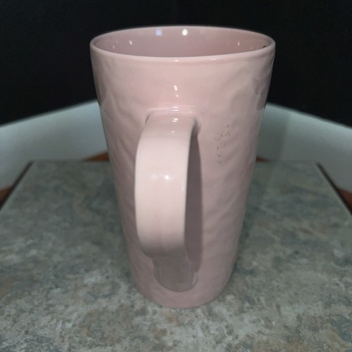 Prima Design Pink Deco Textured Rainbow Ceramic Tall Coffee Mug Tea Cup ...