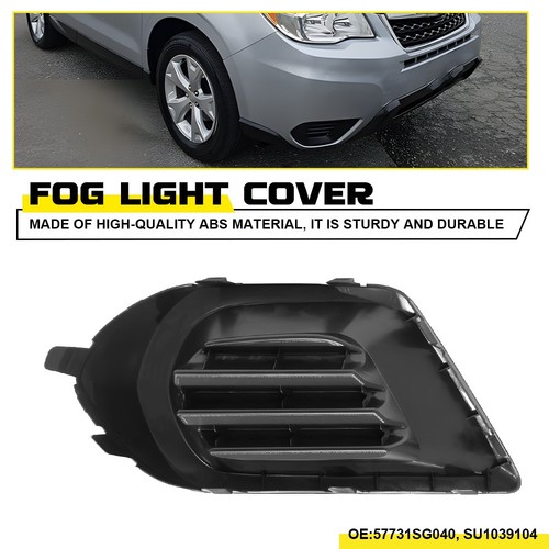 Fits 2014 15 2016 Subaru Forester Front Right Fog Light Cover Bezel ...