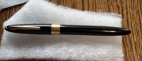 Vintage W.A. SHEAFFER Fountain Pen White Dot 14k Gold Nib Black | eBay
