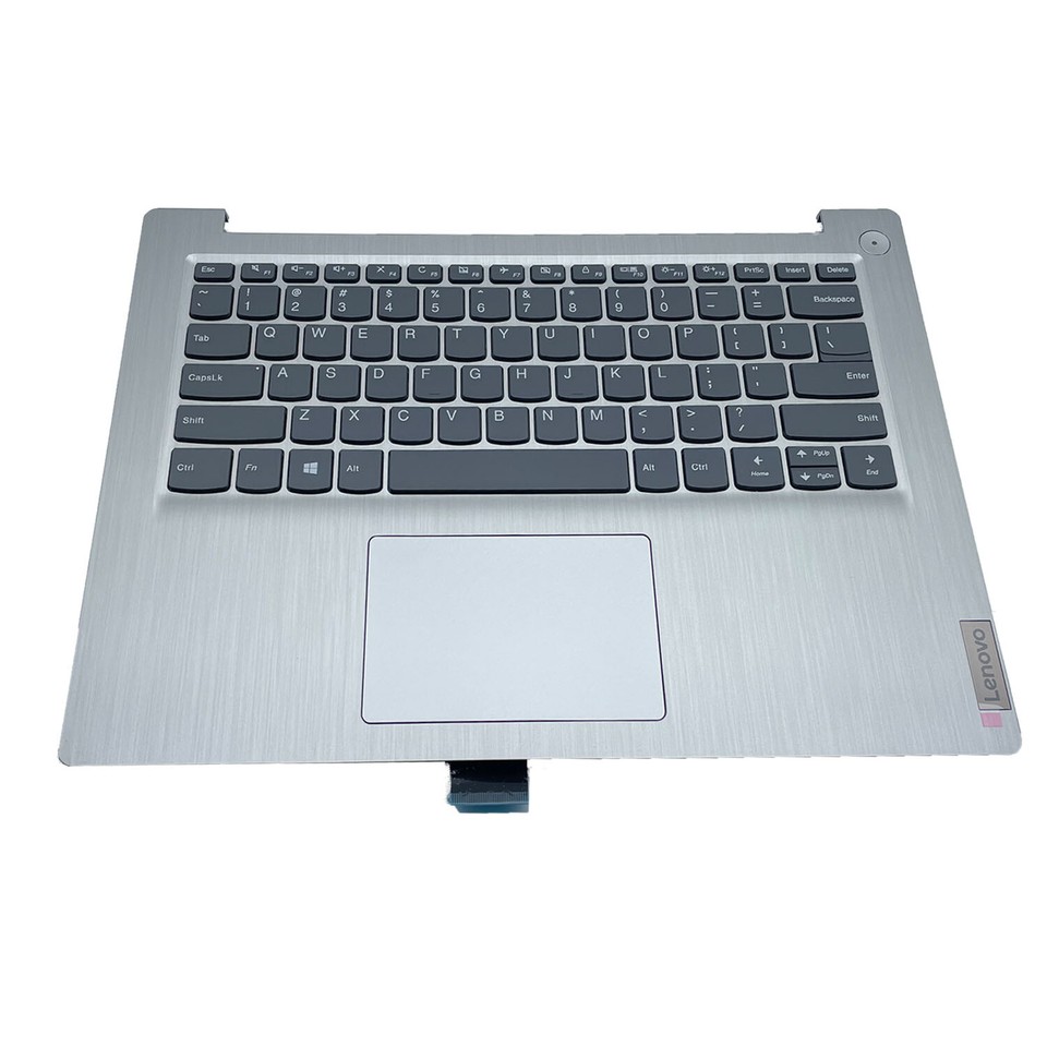 Silver Palmrest Keyboard For Lenovo Ideapad 3-14 14IML05 14IIL05 ...
