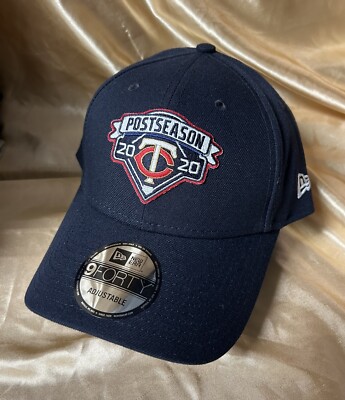 NEW ERA Logo Adult ADJUSTABLE Minnesota Twins 2020 Post Season Cap 940 ...