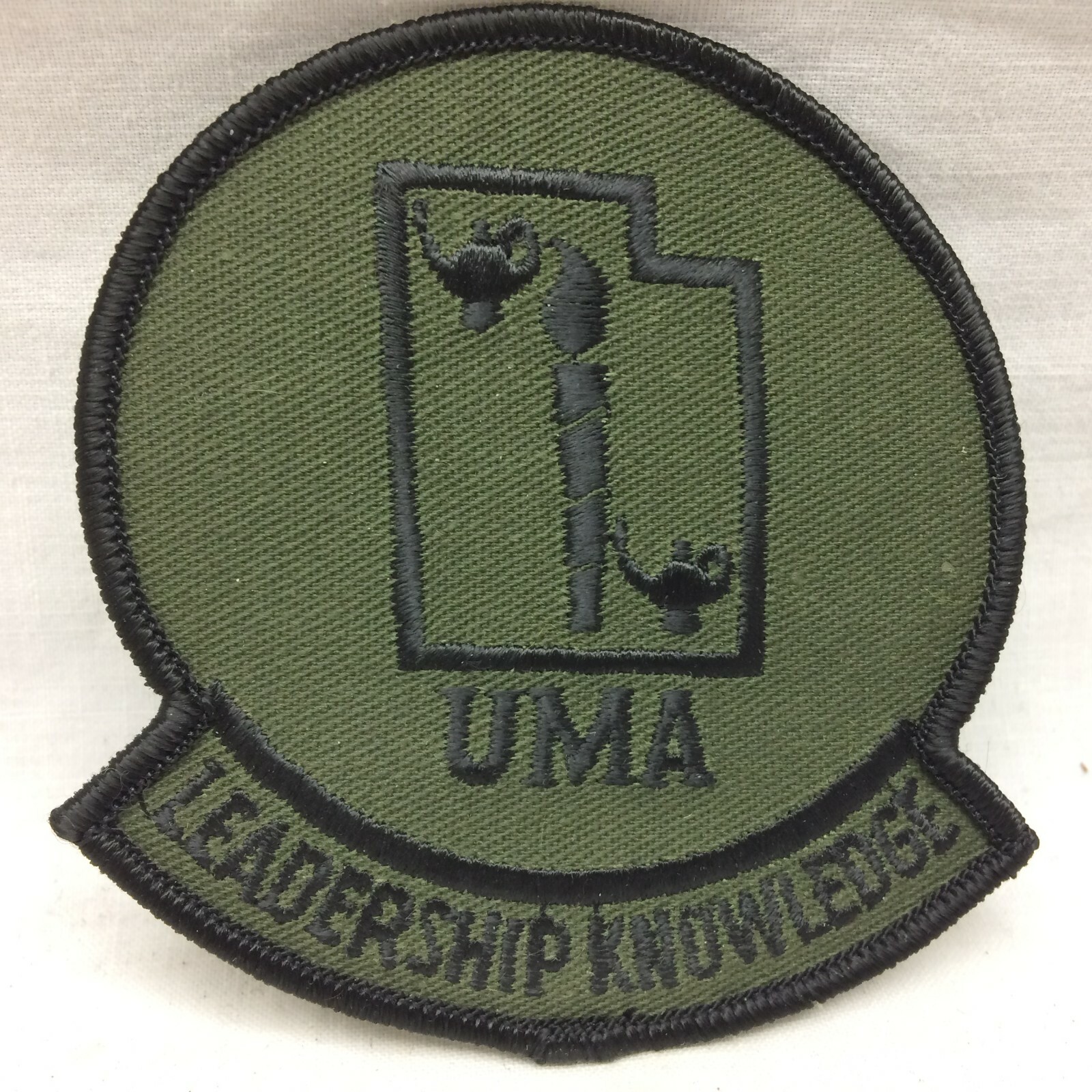 Military Patch Badge Utah Mil Academy Army Plastic Back Subdued Variant ...