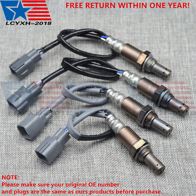 4X Up+Downstream Oxygen Sensor For Toyota 4Runner Tacoma 2005-06 FJ ...
