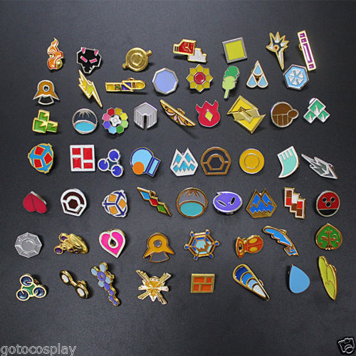 Pokemon Gym Badges